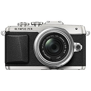 OM SYSTEM OLYMPUS E-PL7 16MP Mirrorless Digital Camera with 3-Inch LCD with 14-42mm IIR L