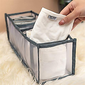 3Pcs/set 3 In 1 Storage Box Container Drawer Divider Lidded Closet Boxes for Ties Socks Bra Underwear Mask Organizer