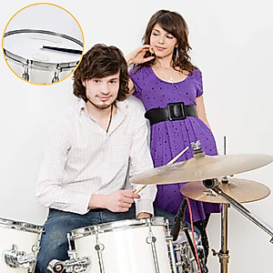 maxin Drum Dampener Gel,12 Pcs Round and 4 Pcs Long Clear Drum Dampener,Soft Silicone Drum Damper Gel Pads Drum Silencers for Drums Tone Control