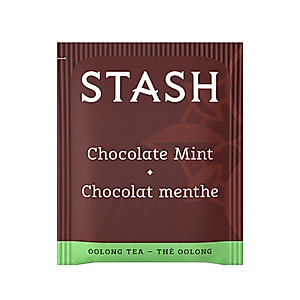 Stash Tea Chocolate Mint Oolong Tea, Box of 100 Tea Bags (Packaging May Vary)
