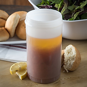 Carlisle FoodService Products Stor N' Pour Quart Container for Bar, Kitchen, And Restaurant, Plastic, 1 Quart, White, (Pack of 12)