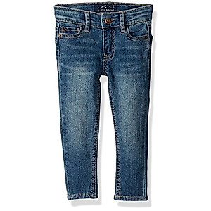 Lucky Brand Girls' Stretch Denim Jeans, Skinny Fit Pants with Zipper Closure & 5 Pockets, Ada Wash, 14