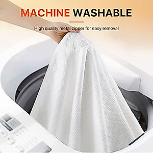 3 Inch Gel Memory Foam Mattress Topper Queen Size, Cooling Mattress Pad for Back Pain, with Removable Bamboo Cover，Bed Topper Soft & Breathable