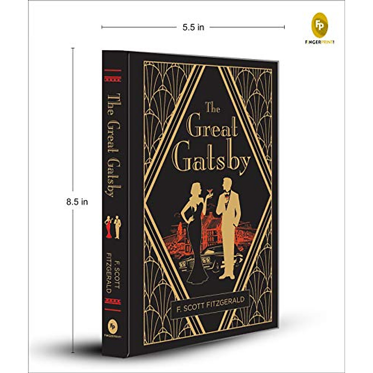 The Great Gatsby (Deluxe Hardbound Edition) (Fingerprint! Classics)