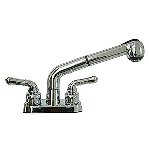 Wasserman 11053020 - Wasserman 11053020-Universal Laundry Tub Faucet | Pull Out Spray Spout, Non-Metallic ABS Plastic, Chrome Finish