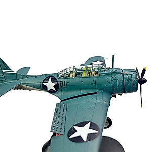 1/72 Scale WWII Midway SBD Dauntless Dive Bomber Plane Diecast Metal Aircraft Model Gift Ornament Collection