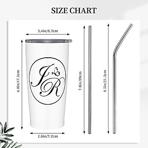 Zyxmconas Jenni Music Rivera Stainless Steel Insulated Tumbler Double Wall Travel Cup With Straw And Lid For Home Office Car 20 oz