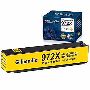 972X Yellow Ink Cartridge (1-Pack) High Yield | Compatible Replacement for HP 972x Work with PageWide Pro MFP 477dw 477dn 552dw 577dw 452dw 577z 452dn Printer