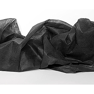 Anderson's Black Flame Retardant Gossamer Fabric Roll, 19" x 100 Yard roll, Sheer Fabric for Wedding Decorations, Baby Shower, Gender Reveal, Prom, Homecoming, Event Photo Backdrops, Drapes