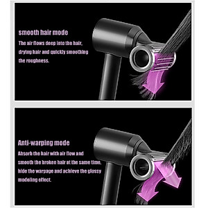 Anti-Flight Flyaway Attachment Nozzle with Wide Tooth Comb 2 in 1 Function for Dyson Hair Dryer attachments - Accessories for Supersonic Hair Dryer HD01 HD02 HD03 HD04 HD08