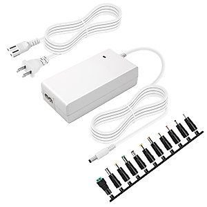 TKDY 12V 5A 60W Power Adapter White, for 12Volt 5A 4A 3.5A 3A 2A LED Strip Lights, LCD Monitor Power Supply, CCTV Security Camera Switching Charger Cord.