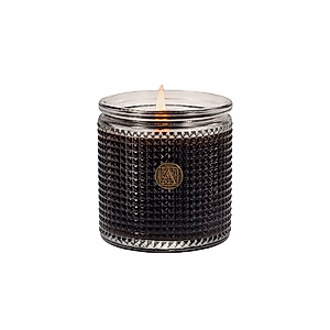 Aromatique Textured Glass Candle, The Smell of Espresso, 6 Ounce