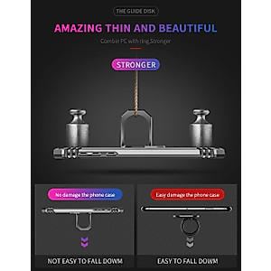 Military Grade Drop Impact for Motorola Moto G7 Power Case Moto G7 Supra Case 360 Metal Rotating Ring Kickstand Holder Magnetic Car Mount Armor Shockproof Case for Moto G7 Power Phone Case (Black)