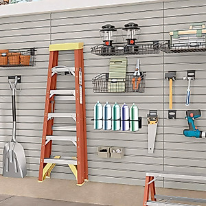 Ecqizer 2 Pack 5 Can Holes Spray Can Holder Matte Black Aerosol Can Holder Rack Heavy Duty Spray Can Organizer Wall-Mounted Spray Paint Can Holder for Garage Organization and Workspace Storage