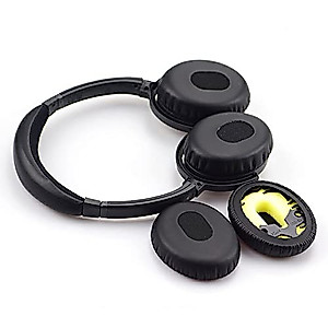 Alitutumao QC3 Ear Pads Headphones Replacement Earpads Memory Foam Ear Cushion Cups Compatible with Bose QuietComfort 3 On Ear Headphones (Black)