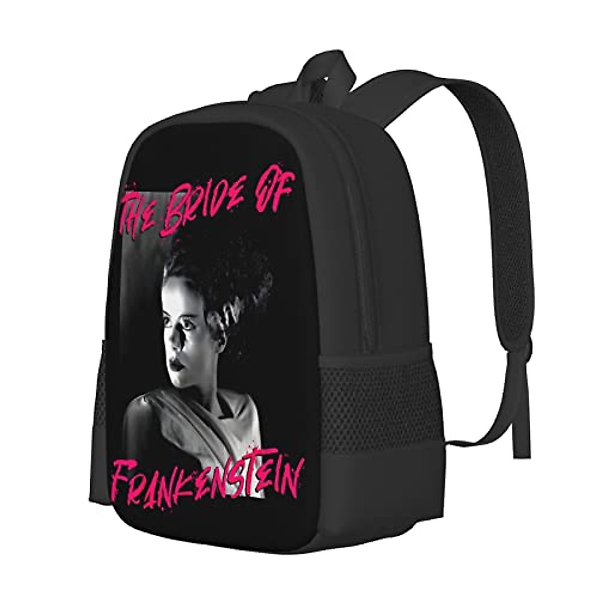 POZOLD Bride Of Frankenstein Laptop Backpack Large Capacity Backpack Outdoor Travel Wear Resistant Lightweight Unisex Casual Fashion Bookbag
