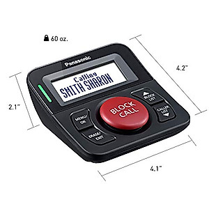 Panasonic Call Blocker for Landline Phones | Home Phone Auto Call Block KX-TGA710B