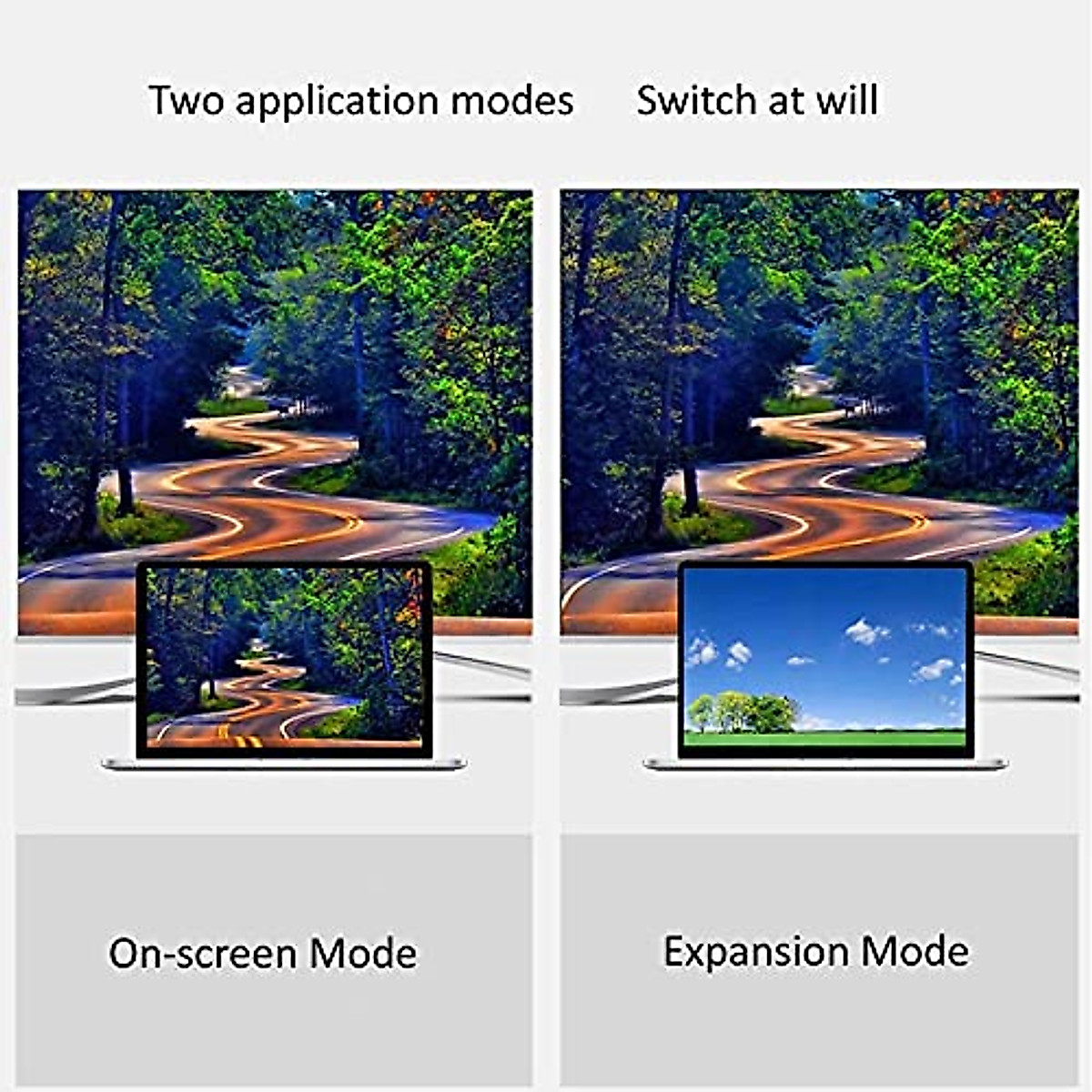 SLSFJLKJ USB Type C 3.1 to HDMI-Compatible USB 3.0 Dock Hub 3 in 1 USB C Adapter 4K Video PD Charge Converter
