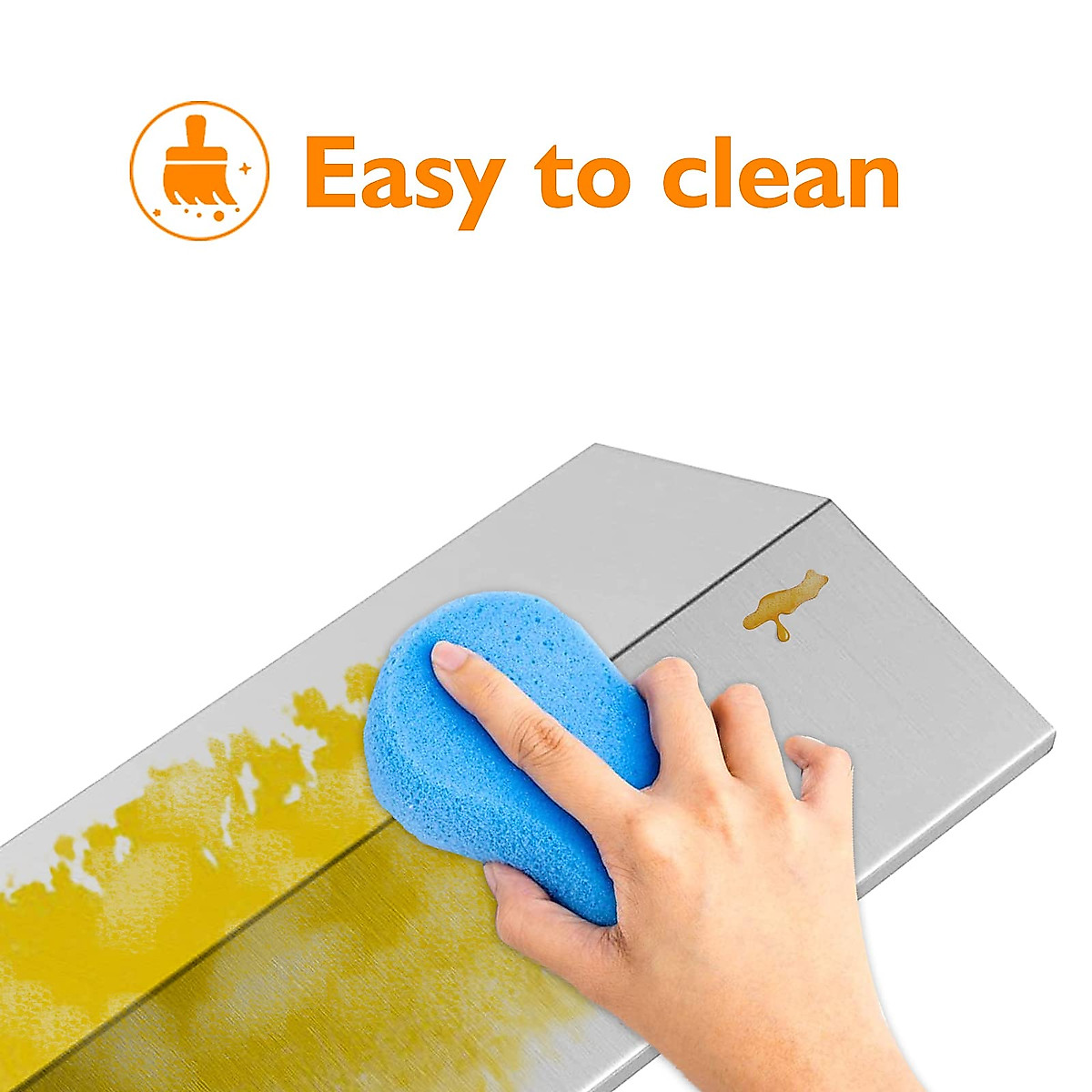 820-0033 Heat Shield Plates Replacement Parts for Nexgrill Parts Flame Tamer 820-0007B 820-0015 820-0007 Heat Plates Megamaster Grill Parts 820-0033M Stainless Steel Heat Tent Burner top 2 Pcs