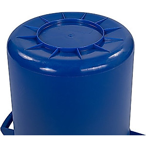 CFS 34101014 Bronco Round Waste Container Only, 10 Gallon, Blue