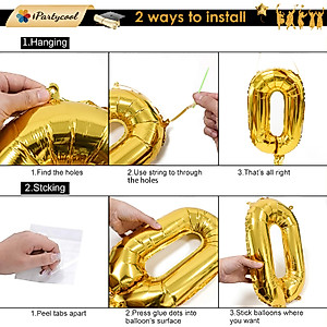 Proud of You Balloons, Gold We Are So Proud of You Banner, Premium Foil Graduation Balloons for Graduation Decorations Class of 2024, Congratulations Balloons for Congratulations Graduate Banner 2024