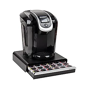 Mind Reader Hero Coffee Pod Drawer, One Size, Black