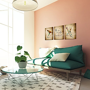 KREATIVE ARTS Canvas Set of 3 Ready to Hang Beauty Salon Canvas Wall Art Haircut Tools with Quotes Painting Fashion Pcitures for Hair Barbershop Hair Salon