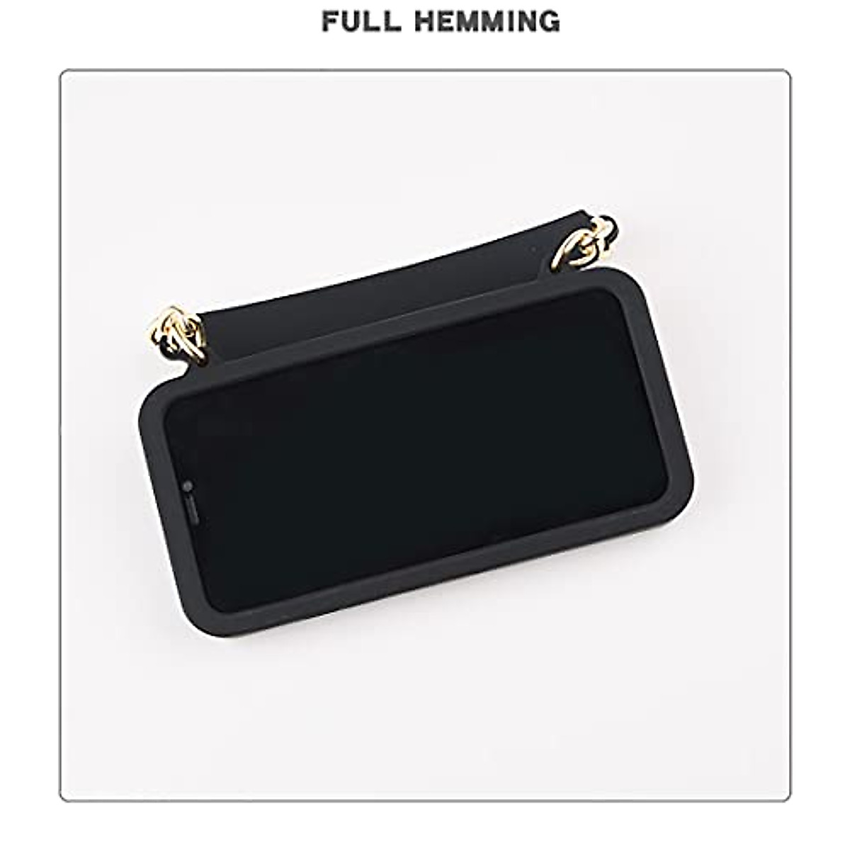 Yatchen for iPhone 13 Pro Max Wallet Case,Crossbody Phone Case with Lanyard Strap Cute Flip Folio Credit Card Holder Soft Silicone Girls Lady Handbag Case for iPhone 13 Pro Max Black