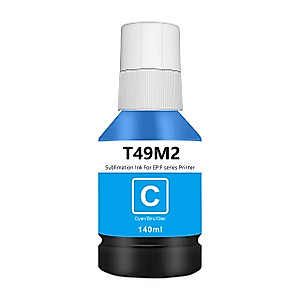 T49M 4×140ML Sublimation Ink for Epson SureColor F570 F170 Printer (T49M1 Black, T49M2 Cyan, T49M3 Magenta, T49M4 Yellow, 4 Pack)
