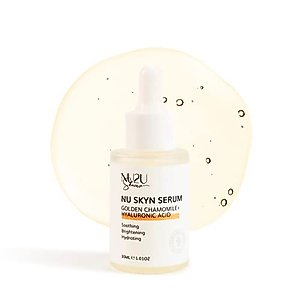 NU2U Skincare NU Skyn Serum | Hyaluronic Acid Serum for Face with Vitamin C | Brightening Serum for Dark Spots, Anti Aging, Fine Lines, and Wrinkles, Fragrance Free | 1.01 Fl. oz