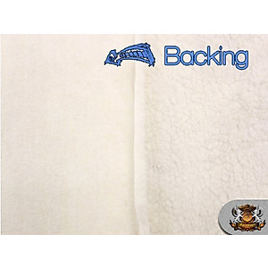 Heavy Duty Sherpa Sheep Skin 60" Wide - 21oz per Yard, 7.7mm Sold by The Yard (Ivory)