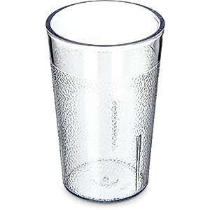 CFS 55018107 Stackable ShatterResistant Plastic Tumbler, 5 oz., Clear (Pack of 6)