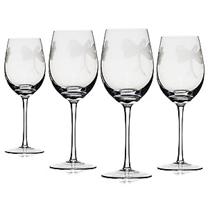 The Wine Savant Dragonfly Wine Glasses For White and Red Wine, Water or Whiskey, Each Glass Is Individually Sand Etched - Dragonfly Wine Glasses (Stemmed)