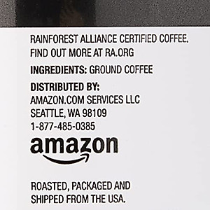 Amazon Brand - Happy Belly French Roast Canister Coffee, Dark Roast, 24 Ounce