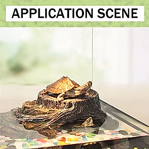 Hamiledyi Reptile Hideout Cave Resin Rock Lizard Hideout Cave Amphibians Hideaway Reptile Habitat Decoration for Lizards Chameleons Geckos Frogs Turtles Snakes