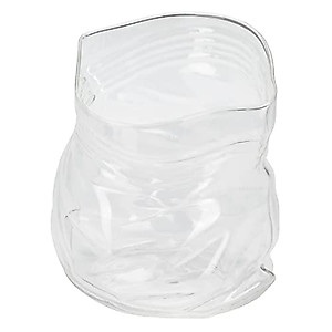 22 Ounce Glass Zipper Bag, 1 Large Glass Bag - Realistic Crinkled Edges, Serve Candy, Popcorn, or Nuts, Clear Glass Bag Bowl, Dishwasher-Safe, Flat Base - Restaurantware