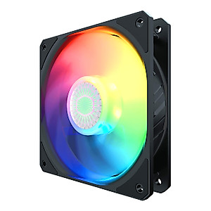 Cooler Master SickleFlow 120 ARGB Case & Cooling Fan - ARGB Motherboard Compatible, Translucent Air Balance Blades, 62 CFM, 2.5 mmH2O, 8 to 27 dBA - ARGB