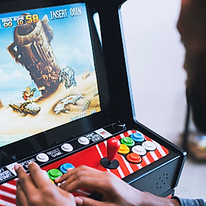 UNICO MVSX Arcade and Base, Pre-Loaded 50 SNK Official Genuine Retro Games, Support Two Players Fight Together by 2 Joysticks