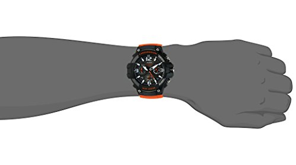 Casio Heavy Duty Chronograph Watch - Orange, Durable Style