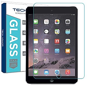 Tech Armor Ballistic Glass Screen Protector Designed for Apple iPad Air, Air 2 and iPad 9.7 Inch (2017) 1 Pack