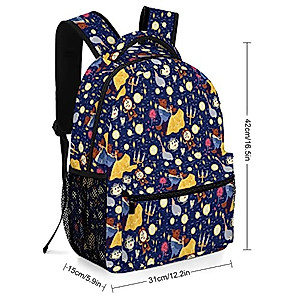 AllAnime Beauty Backpack Beast for Girls Boys Women Men School Work Gifts