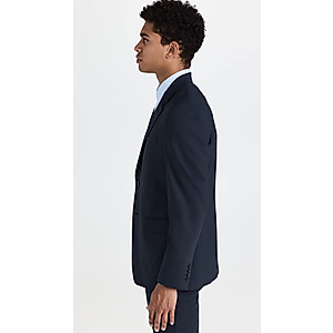 Theory Men's Chambers Stretch Wool Blazer, Navy, Blue, XL