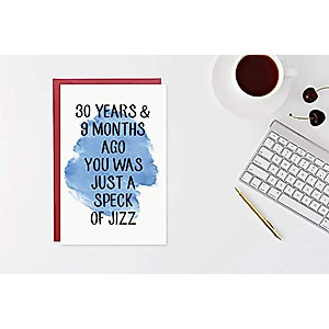 Funny 30th Birthday Card,30 Years Birthday Cards