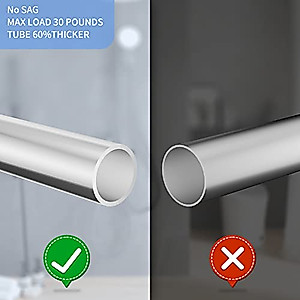 SANDEGOO Corner Shower Caddy Tension Pole,Black 4 Tier Adjustable Shower racks for inside Shelves Bathroom Bathtub Shampoo Holder Organizer Storage Rack, Rustproof Stainless Steel Shower 40-120 inch