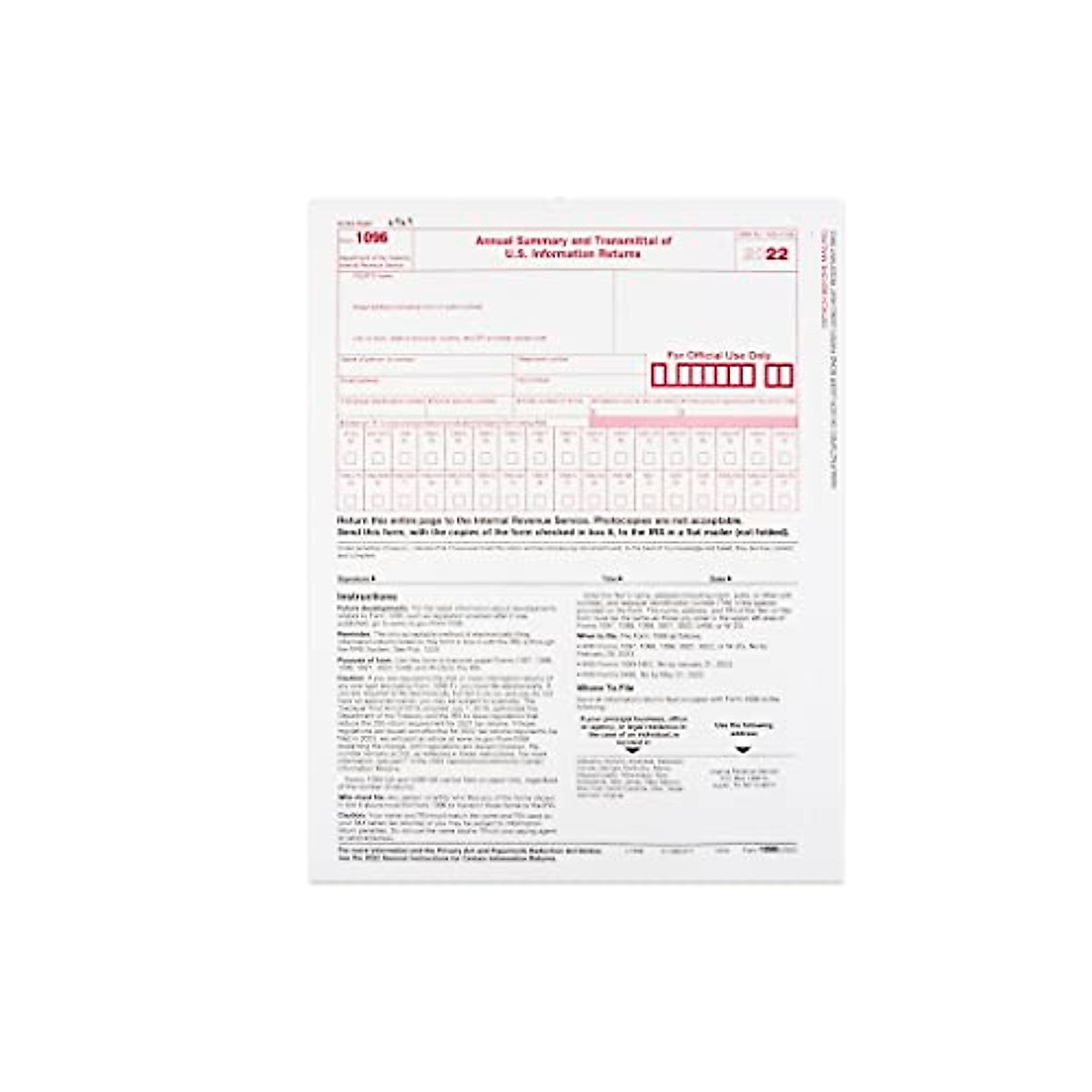 1099 Misc Forms 2022, 4 Part Laser Tax Forms Kit for 25 Vendor with 25 Self-Seal Envelopes, Designed for QuickBooks and Accounting Software