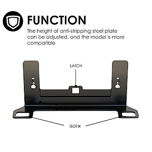 Universal Car Seat ISOFIX Latch Interface Bracket Mounting for Baby Safety Chair (Guide Groove Free Send)