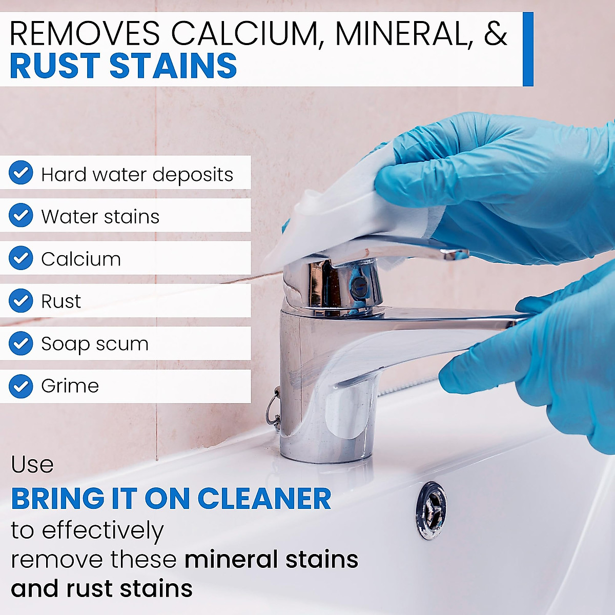 Bring It On Cleaner 4 Ounce x 3 | Shower Door Cleaner | Glass and Hard Surface Water Spot Remover