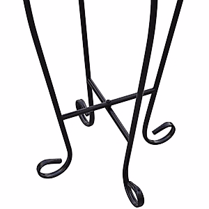 VRAXO Mosaic Side Table Plant Table Green White,Plant Stands-8.8lbs