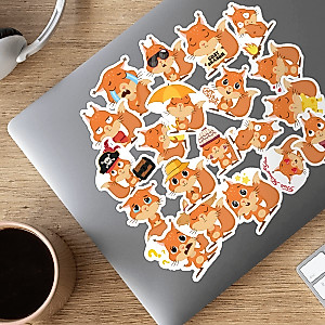 GOLEEX 20 Pack Pcs Squirrel Sticker Cute Animal Waterproof Vinyl Stickers Decals Item for Adults Kids Boys Journaling Diary Water Bottle Phone Computer Accessories Birthday Gifts