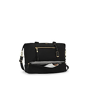TUMI Voyageur Contine Weekender - Weekender Bag for Travel, Business - Travel Weekender for Women & Men - Black & Gold